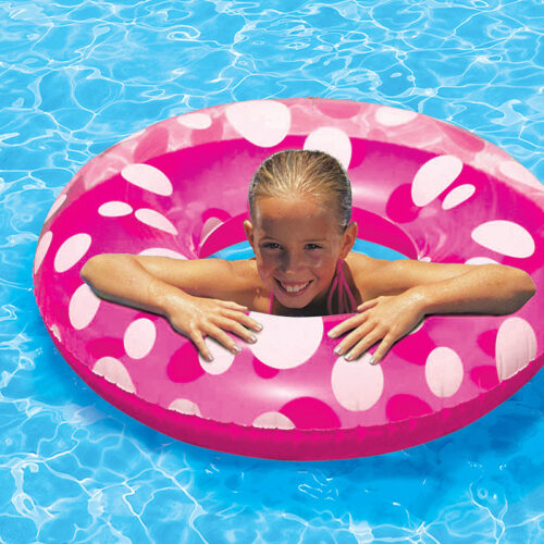 36" Polka Dot Tube | Poolmaster