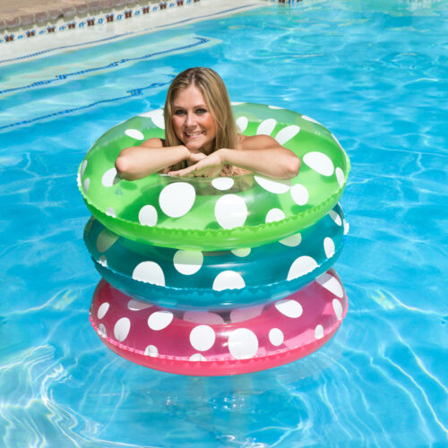 36" Polka Dot Tube | Poolmaster