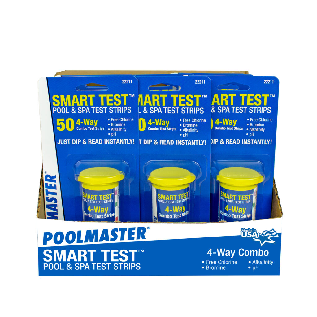 4-Way Test Strips - Display | Poolmaster