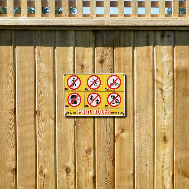 Obey Our Pool Rules | Poolmaster