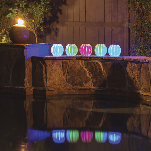 Floating Solar Lantern - 2 Pack | Poolmaster