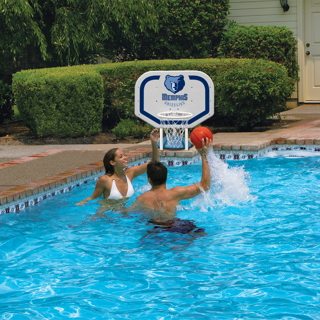 NBA Memphis Grizzlies Pro Rebounder Style Basketball Game | Poolmaster