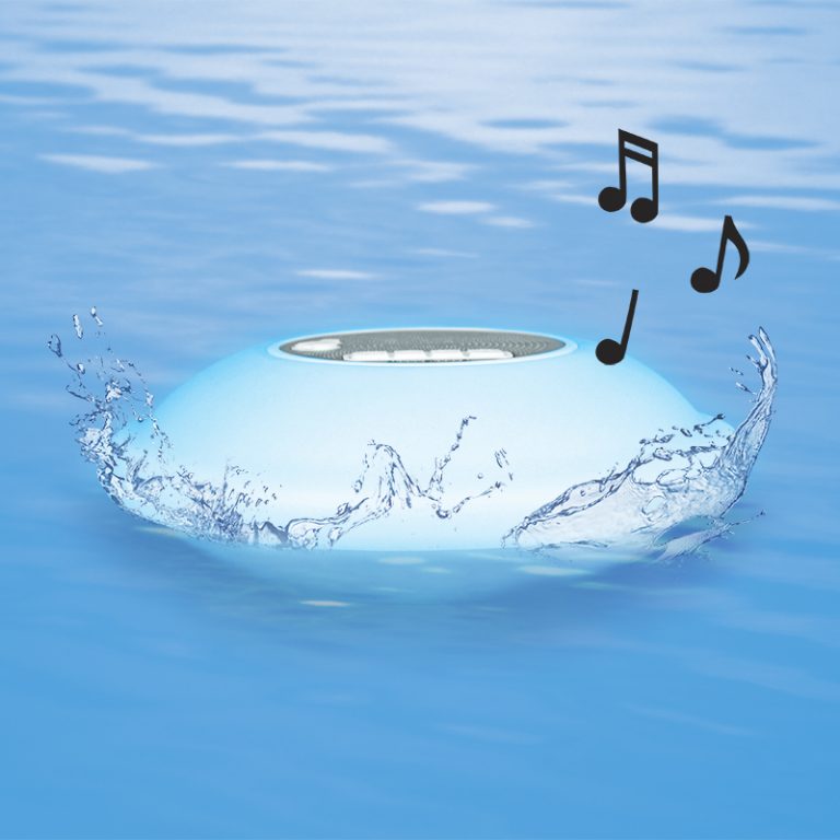 Floating Wireless Speaker with Multi-Light Display | Poolmaster