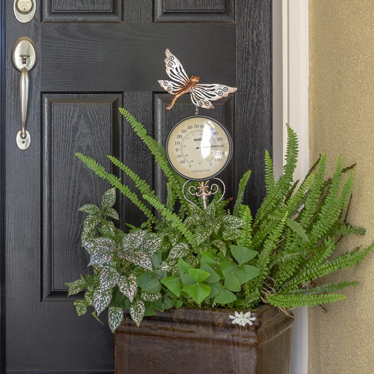 Dragonfly Thermometer Garden Stake | Poolmaster