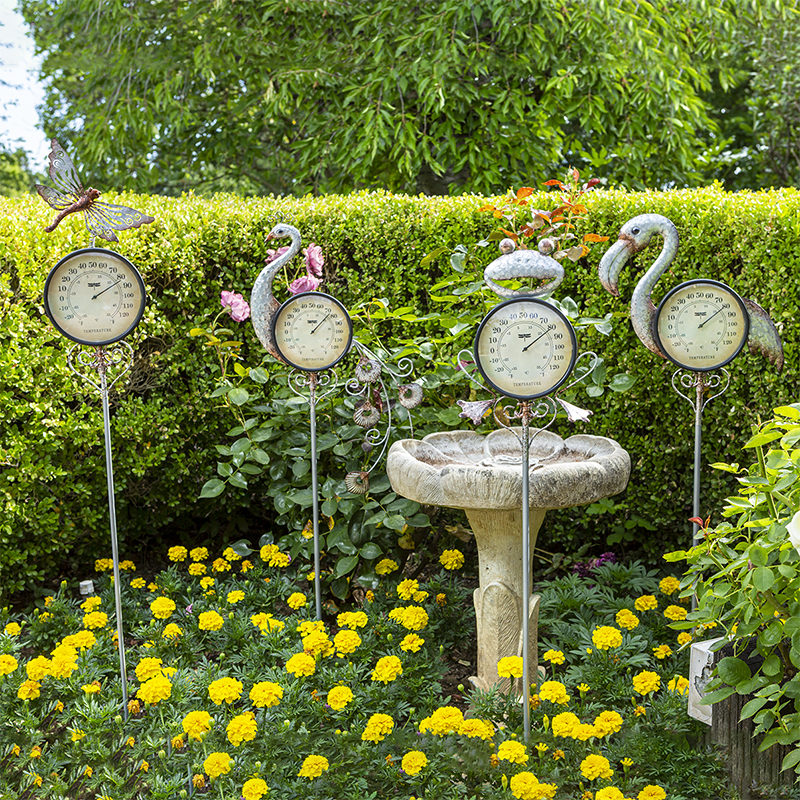 Dragonfly Thermometer Garden Stake | Poolmaster