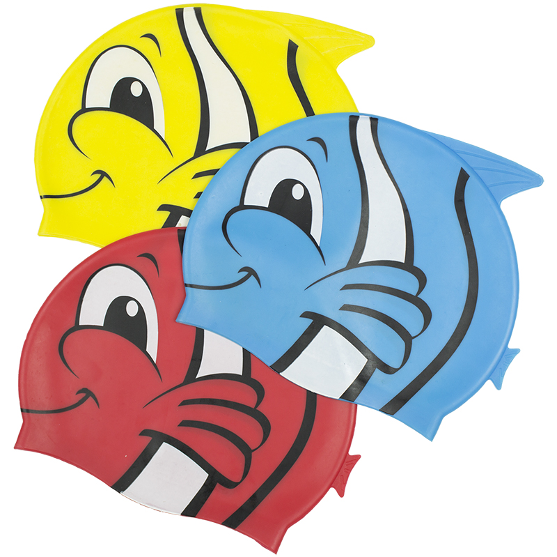 Fish Silicone Swim Cap | Poolmaster